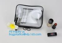 China Popular Iridescent Clear PVC Makeup Bag, custom logo printing clear pvc makeup Bag, portable cosmetics makeup bag, handl for sale