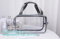 China travel carry on airport clear pvc makeup bag, Toiletry Beauty Makeup Cosmetic Bag, travel accessories pvc makeup bag wit for sale