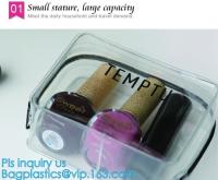 China Travel Portable PVC Transparent Waterproof Cosmetic Bag Women Makeup Toiletry Bags, PVC Cosmetic Pouch, PVC Makeup Bag, for sale