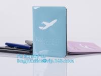 China shinny promotion PVC Passport cover or Passport Case, PU and PVC grid card holder with zipper passport cover, Passport C for sale