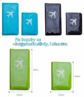 China Custom Passport Holder PVC Passport Cover, passport cover PVC leather card holder plastic ticket holder, pack, passport for sale