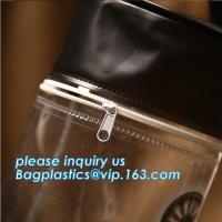 China cosmetic bag and travel bag, makeup cosmetic bag promotional, Travel Pouch, Manufacture Clear PVC Zipper Puller Cosmetic for sale