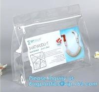 China A5 Size Clear Plastic PP PVC Document File Bag With Zip Lock,PVC Bag Zippered PVC Mesh Bag EVA Document File Bag Bagease for sale