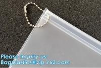 China Pencil Case PVC Bag Zippered PVC Mesh Bag EVA Document File Bag,Water-Proof PVC Zipper Stationary Document Set Bags for sale