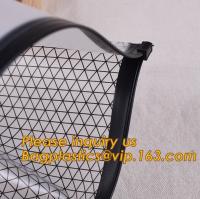 China factory office use slider zip lock document bag vinyl plastic PVC bag,document bag with zipper cosmetics offices supplie for sale
