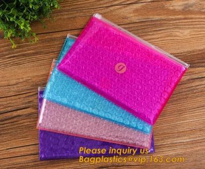 China Bubble k bag/bubble slider bag/bubble zipper bag customize color size printing,Bubble Padded Bag EPE/PO Film Bag E for sale