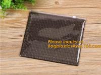 China Mini small pouches k bags with slider zip plastic bags zipper bubble mailers with laser film/custom design bagease for sale