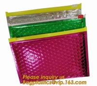 China Slider Padded Bags/Colorful k Bubble Bags,Zipper Bubble Bag Postage Packaging Anti-static Packaging Heat Insulatio for sale