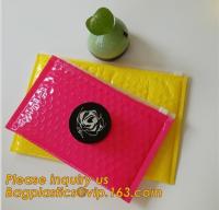 China Promotional inner pad slider seal bags Recycled material heavy duty brown kraft paper bubble envelope padded mail bags for sale