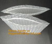 China Reclosable Reusable Packing Bubblemetallic glossy holographic cosmetic packing k bubble pouch slider zipper bubble for sale