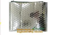 China air mail metallic holographi rose gold bubble padded mailer / k bubble bag/ slider bubble bag,Holographic Factory for sale