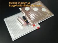 China Factory Price Clear Bubble Zipper Bags, Pink Resealable Bubble Bag with Slider Zipper Printed Slider Padded Bag/Silver Z for sale