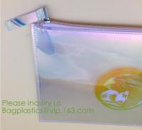 China Zipper Pvc Zipper Bags For Make-up Brushes Sets,Eco Friendly clear plastic EVA PVC black zipper Cosmetic Bag eco frinedl for sale
