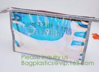 China printed PVC zipper bag ,transparent PVC swimwear packaging bag,bikini bag,zipper bag for cosmetic packing bagease bagpac for sale