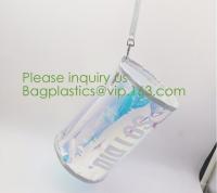 China holographic pvc bags, holographic packs, holographic pouch bags, holographic metialized cosmetic make up, holographic PU for sale