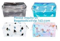 China Custom Shell Shaped White Nylon Mesh Cosmetic Bag Pouch For Make Up,Hologram Vinyl Material Pvc k Holographic Bag for sale