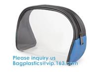 China Biodegradable Plastic Zipper Case Zip Lock Frosted Plastic Slider PVC Zipper Packing Bag For Underwear Clothing Cosmetic for sale