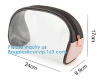 China Biodegradable Plastic Zipper Case Zip Lock Frosted Plastic Slider PVC Zipper Packing Bag For Underwear Clothing Cosmetic for sale