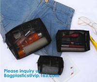 China Women's cosmetics Travel cosmetic bag,Nylon Mesh Cosmetic Makeup Bag,Promotional Bags, PVC/PE/EVA/PU/TPU for sale
