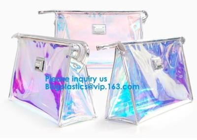 China Hologram Makeup Bag Laser Cosmetic Bag,Custom packaging,Fashion tote bag,Toiletry Bag Hologram Laser Lady Travel Cosmeti for sale