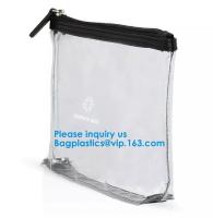 China Cosmetic/ Makeup/ Toiletry Clear PVC Travel Wash Bag with handle PVC/EVA/TPU/Tarpaulin/Nylon / Cotton for sale