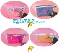 China Hologram Zipper Pvc Cosmetic Bag, Hologram Zipper Pu Cosmetic Bag,co-Friendly, Water Proof, Stitching/heat sealing/print for sale
