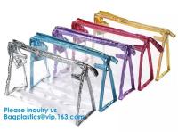 China Eco-Friendly Makeup Bag Travel Large Storage Easy Carrying Transparent Women Clear Cosmetic Bag for sale