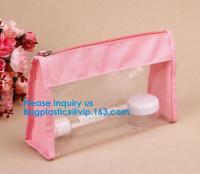 China Custom PVC cosmetic bag Zipper Clear Toiletry Bag,Promotional Travel Bag pvc Zipper Bag Custom Logo Toilery Cosmetic Bag for sale
