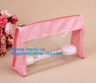 China Custom PVC cosmetic bag Zipper Clear Toiletry Bag,Promotional Travel Bag pvc Zipper Bag Custom Logo Toilery Cosmetic Bag for sale