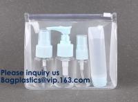 China Fashion Design Travel Makeup Holographic Clear Pvc Cosmetic Bag With Zipper, Makeup Bag, Makeup Pouch for sale