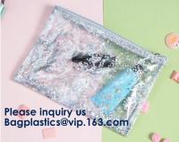 China Window Makeup Cosmetic Bag Aluminum Foil Zip Lock EVA PVC Travel Accessorie,OEM and ODM Orders are welcome for sale