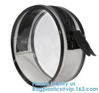 China Makeup Bags, Frosted Promotional Gift Slider Zipper Bags Square Barrel Thickened Storage Barrel Pin for sale