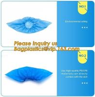 China PE material blue shoe cover cheaper disposable plastic shoe cover,Low Price plastic shoe cover medical,bagease bagplasti for sale