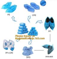China Disposable nonwoven shoe covers plastic rain waterproof shoe cover nonwoven medical shoe cover non-woven anti-skid shoes for sale