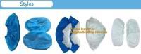 China THICK DISPOSABLE,DUST-PROOF,CPE COATED,SMS BOOT COVER,NON WOVEN SHOE COVER,heavy duty polypropylene fabric shoes cover for sale