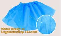 China Disposable colorful antistatic PE CPE PP SMS Microporous shoe cover good quality low price waterproof shoe bagease pack for sale