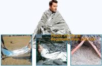 China health aluminum foil emergency thermal blanket,Emergency mylar thermal blanket 160 x 210cm,Outdoor Foil Camping Thermal for sale