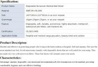 China Medical non-woven sterile disposable surgical bed sheet,Bed Sheets Disposable Non woven Medical Bedsheet,medical paper b for sale