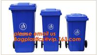 China garden rubbish barrel, Wheeled Trash Can Outdoor new design waste bin, punching dustbin, recycle trash storage bin for sale
