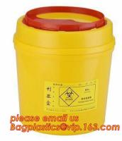 China 1.0L small biohazard sharps Container, bin for surgical waste with lower price, Disposable Hospital Biohazard Sharp Coll for sale