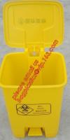 China 50L Street Stand Sanitary Waste Garbage Collected Plastic Trash Bin, 240 L trash cans trash container medical trash bin for sale