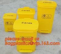 China 50L Street Stand Sanitary Waste Garbage Collected Plastic Trash Bin, 240 L trash cans trash container medical trash bin for sale