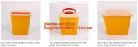 China PP Medical Sharp Containers 5L Waste Container, Medical Sharps Square Sterile Container, Plastic medical disposal bin bo for sale