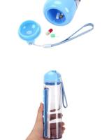China plastic mug with 7 days storage plastic pill box, plastic bottle creative style of products bottle with pill organizer P for sale