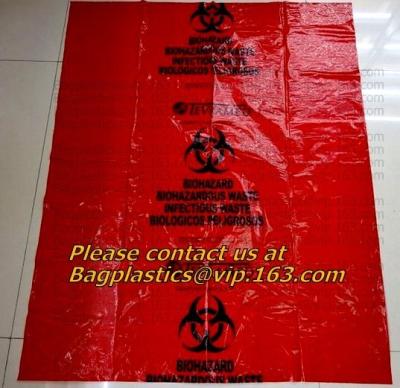China Biohazard Waste Bags, Biohazard Garbage, Waste Disposal Bag, Blue bags, sacks, medical clinics, doctors offices nursing for sale