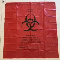 China Adhensive tape bag, self seal bagsYellow/red/black biohazard infectious/medical waste bag/liner with drawcord/drawstring for sale
