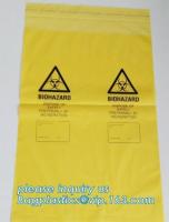 China LDPE Specimen Biohazard Bag/k bag with pocket, Disposable Endoscopic Specimen Retrieval Bags/Medical Biohazard Spe for sale