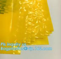 China Medical biohazard bag PE safety red color waste bags for medical, biohazard trash bag on roll with cheap price, bagease for sale