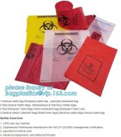 China Cheap clavable 135C Biohazard Garbage Bags Medical Wast Bags for Sterilization Used in Hospital, PLA biodegradable clini for sale
