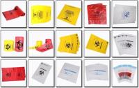 China disposable bag soiled linen liners plastic garbage bag, High density trash liner on roll 33 gallon plastic soiled linen for sale